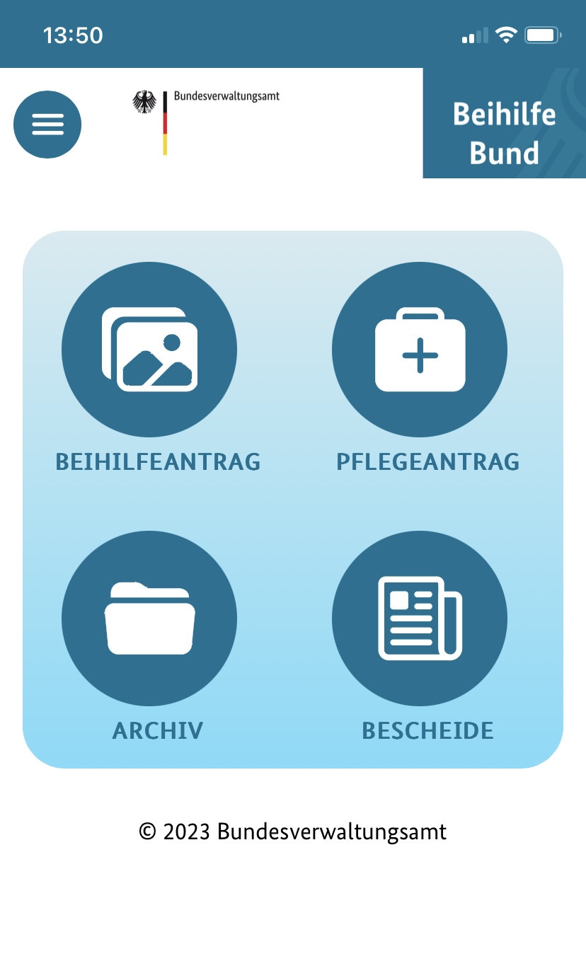 - Beihilfe App aktuell